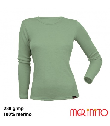 Bluza lana merinos dama Merinito Natural Undyed 250g 100%